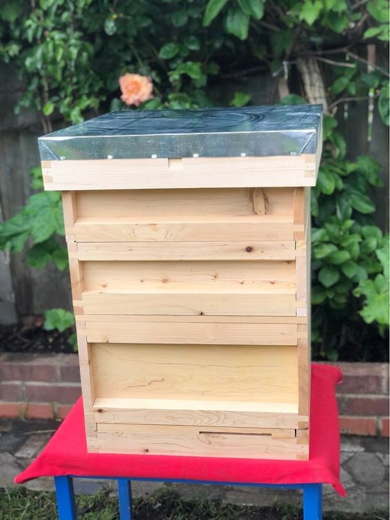 British Standards National Beehive, Real Anatolian Cedar wood, with ...