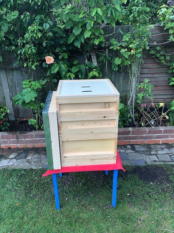 British Standards National Beehive, Real Anatolian Cedar wood, with ...