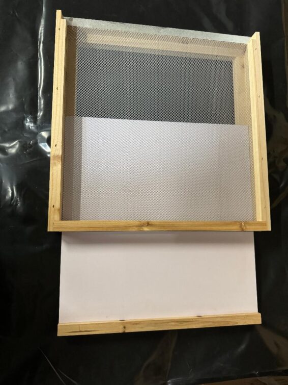 2 Open Mesh Floors, New Zealand Pine, with varroa inspection tray for ...